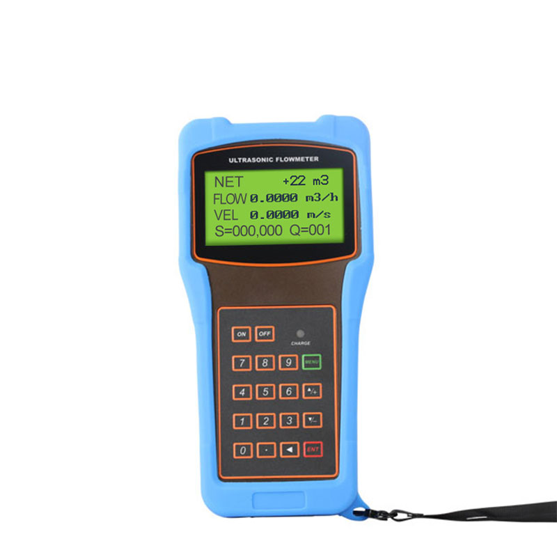 Handheld ultrasonic flowmeter, clamp on flow meter, water flow meter ...