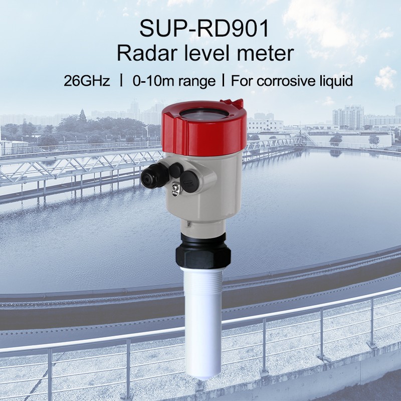 Radar level meter for corrosive liquid, radar liquid level sensor- Meacon