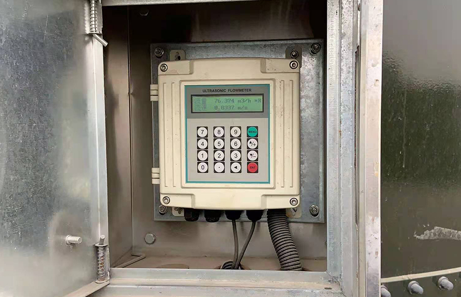 Supmea ph, DO meter and ultrasonic flowmeter used in Wuhan Wastewater ...